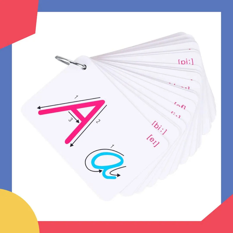 Carte apprentissage de l'alphabet